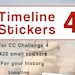 Timeline Stickers to Print for CC Challenge 2 Fall Semester - Etsy