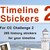 Timeline Stickers to Print for CC Challenge B - Etsy