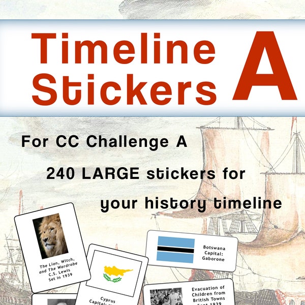 History Timeline Stickers - Etsy