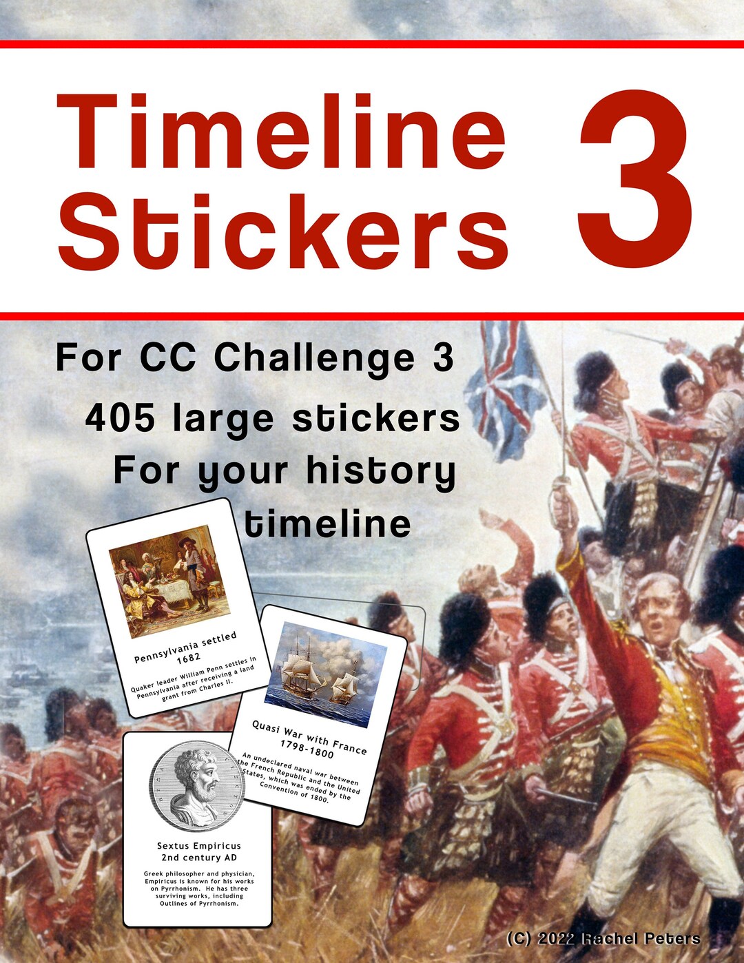 Large Timeline Stickers for CC Challenge 3 - Etsy