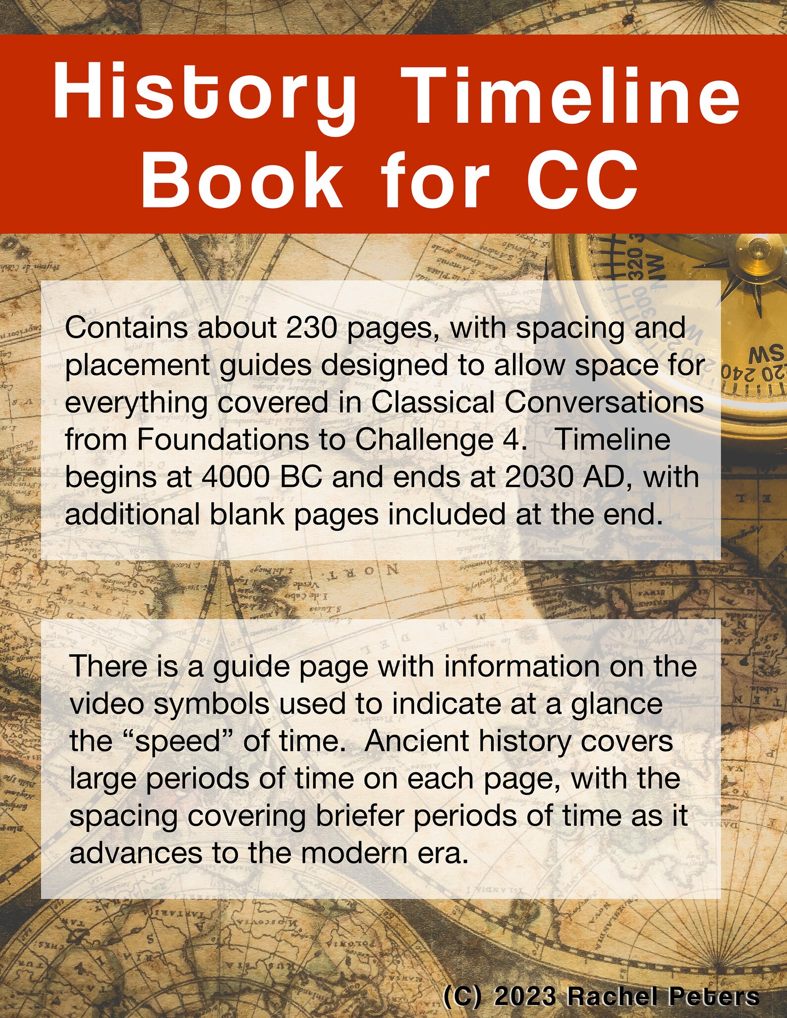 History Timeline Book to Print - Etsy