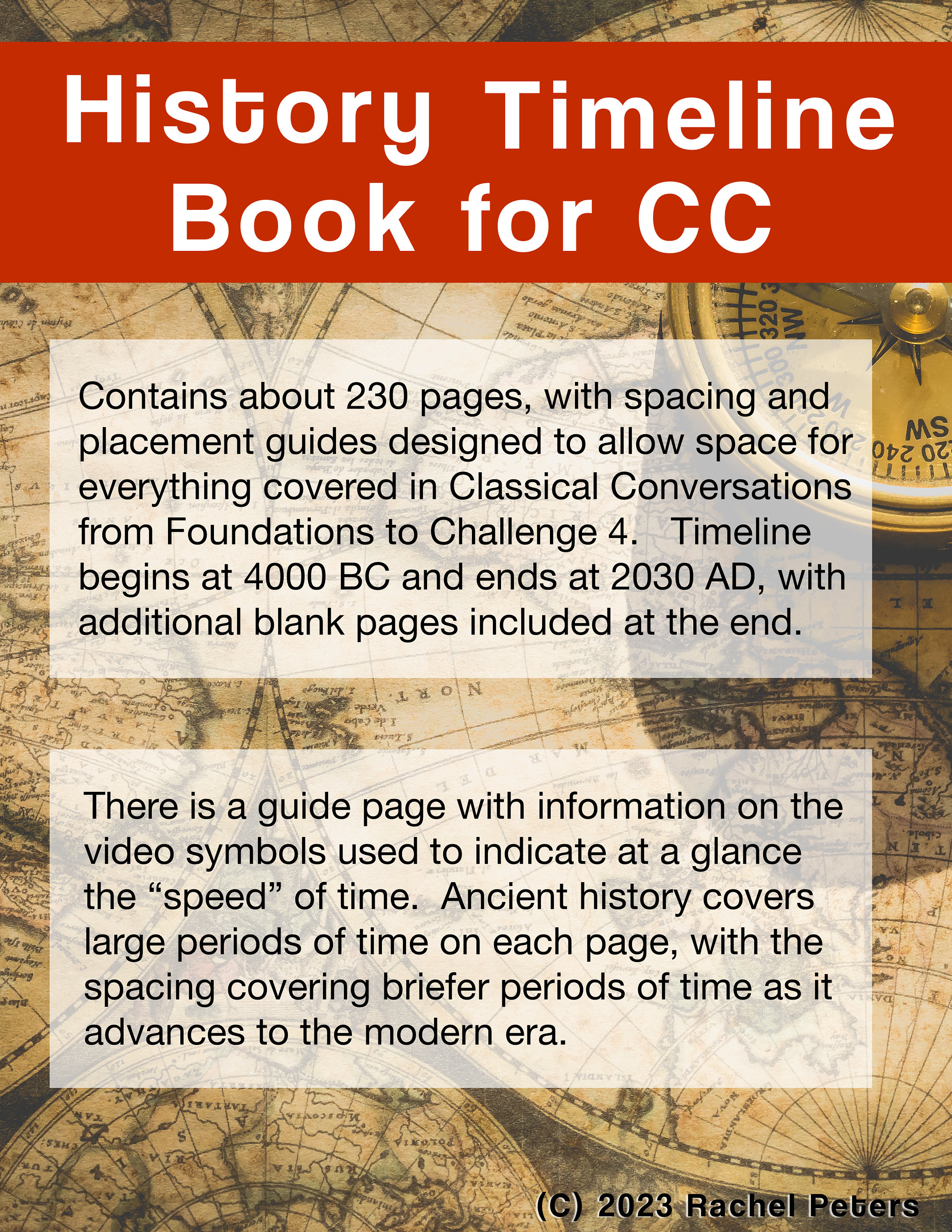 History Timeline Book to Print - Etsy