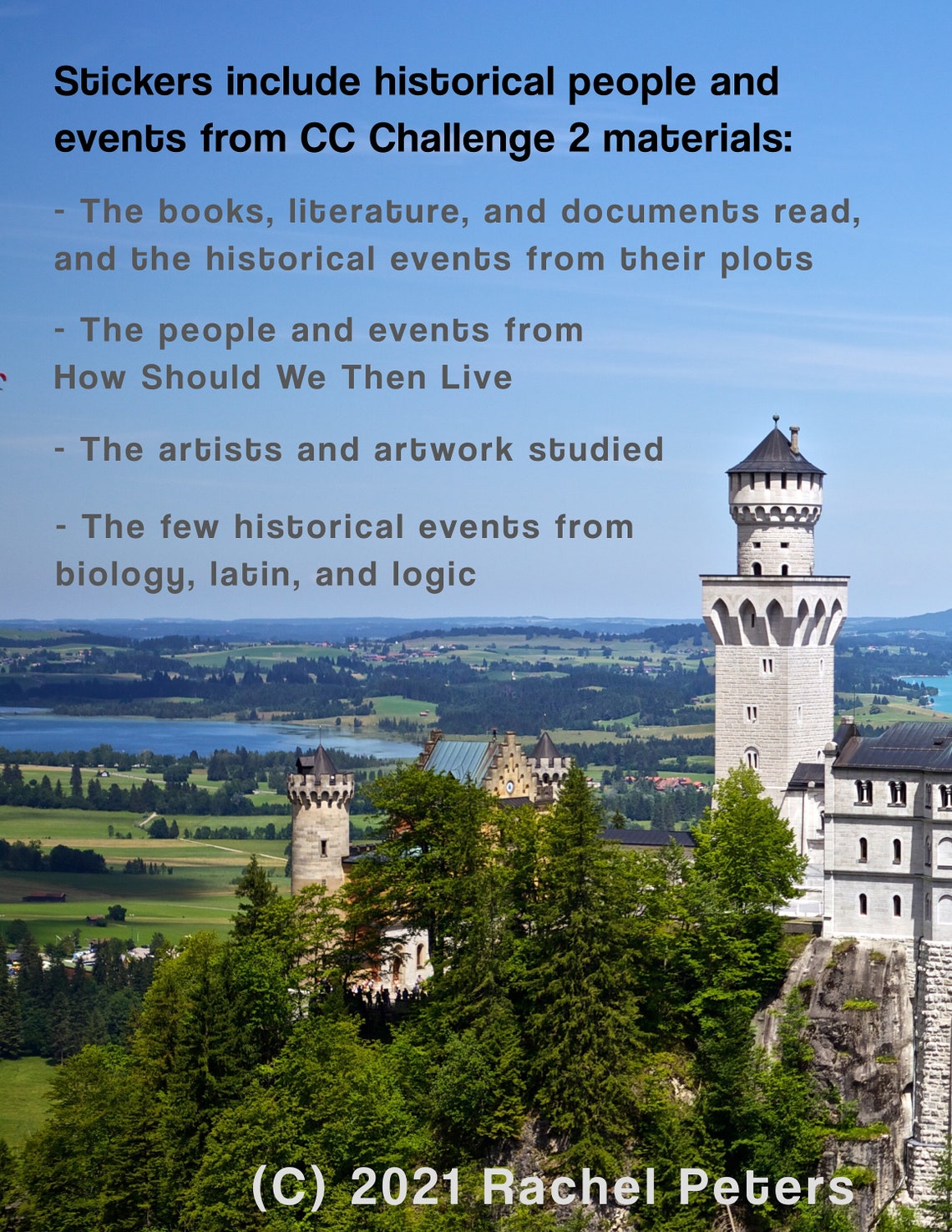 Timeline Stickers to Print for CC Challenge 2 Fall Semester - Etsy