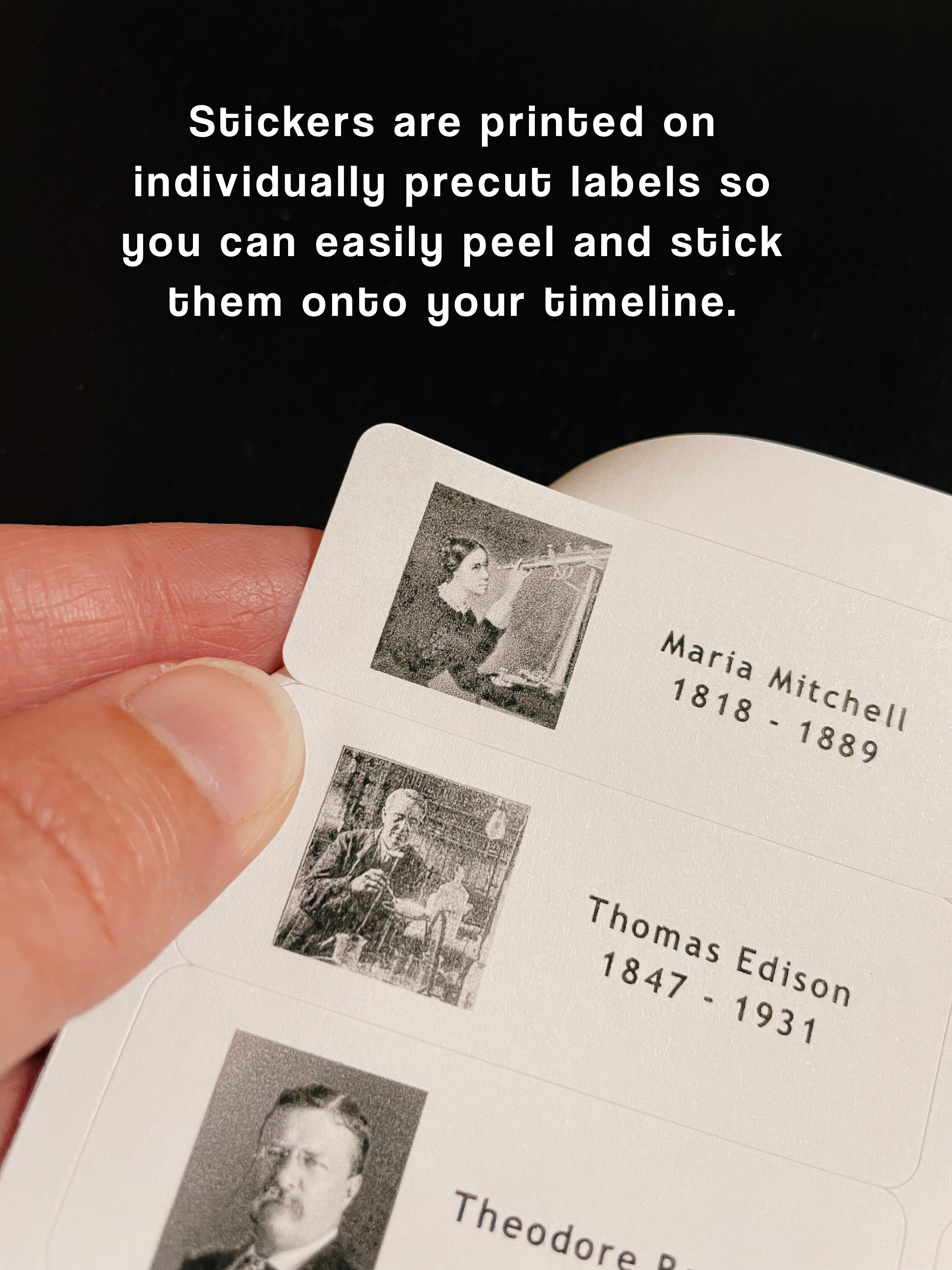 Small Timeline Stickers for CC Challenge B - Etsy