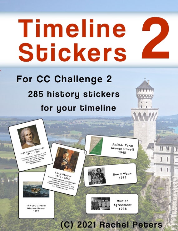 Large Timeline Stickers for Challenge 2 - Etsy
