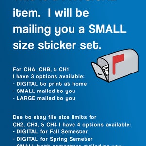 Small Timeline Stickers for CC Challenge A - Etsy