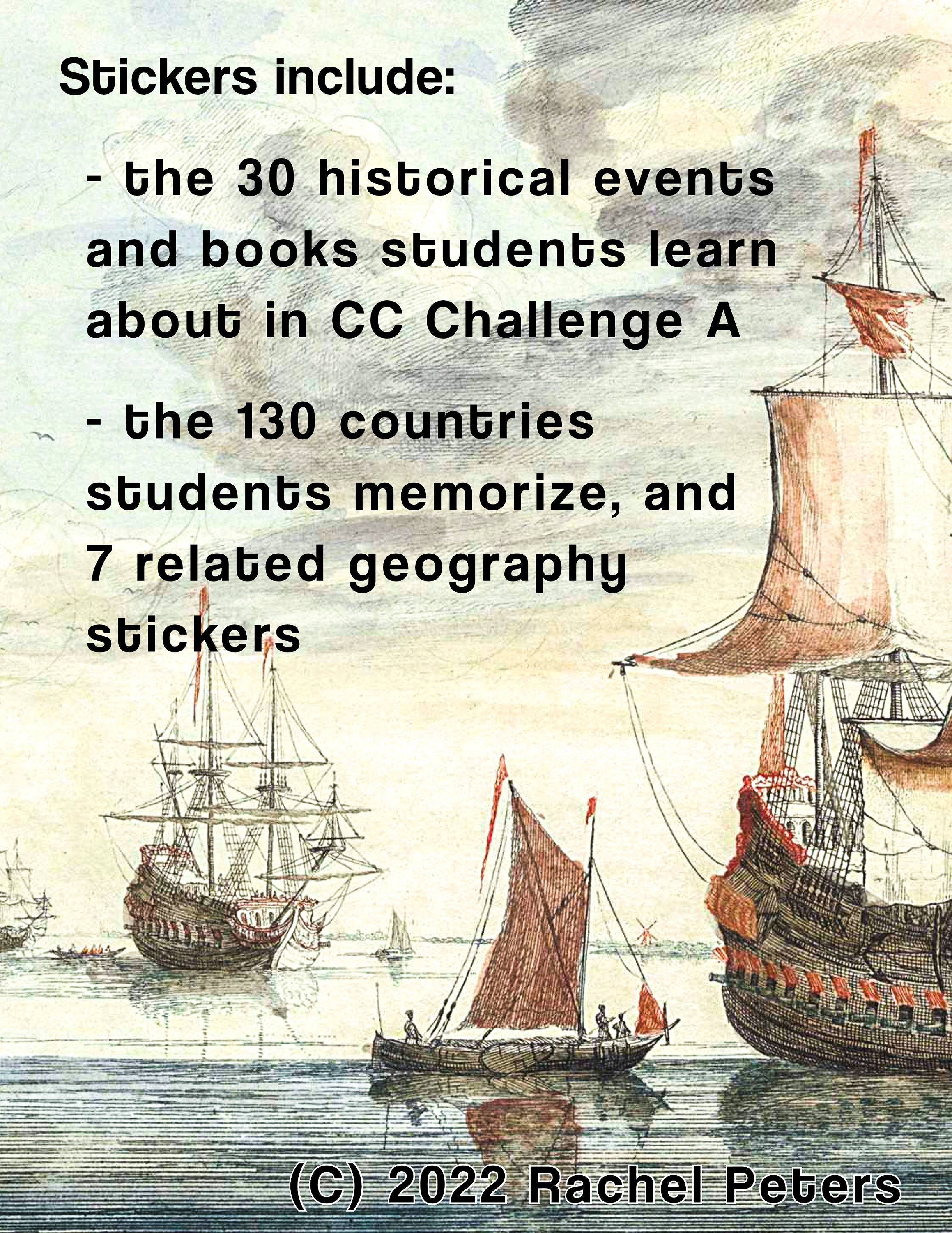 Timeline Stickers to Print for CC Challenge A - Etsy