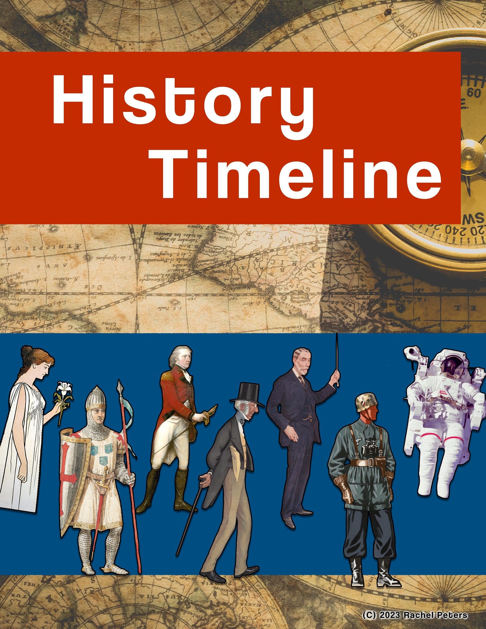 History Timeline Book to Print - Etsy