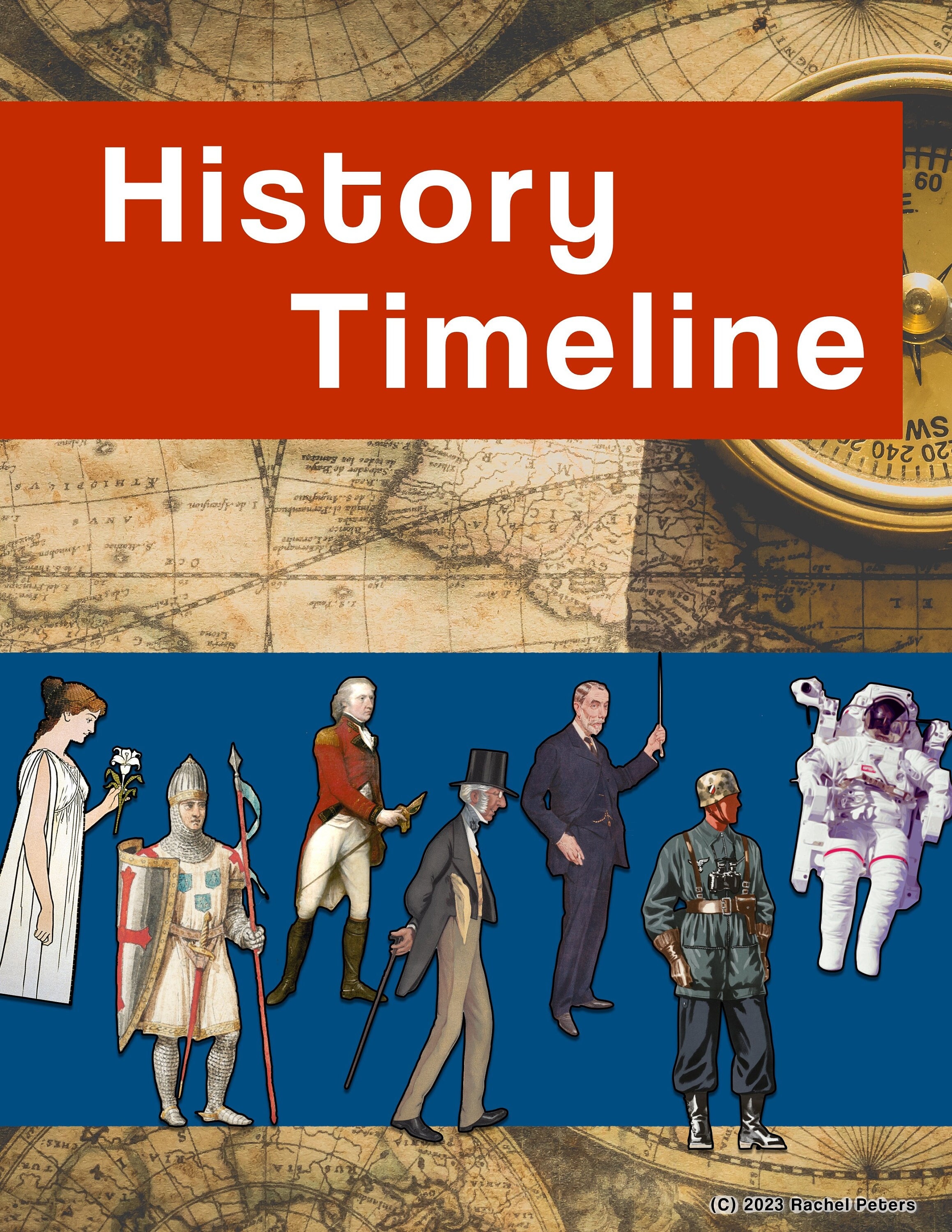 History Timeline Book to Print - Etsy