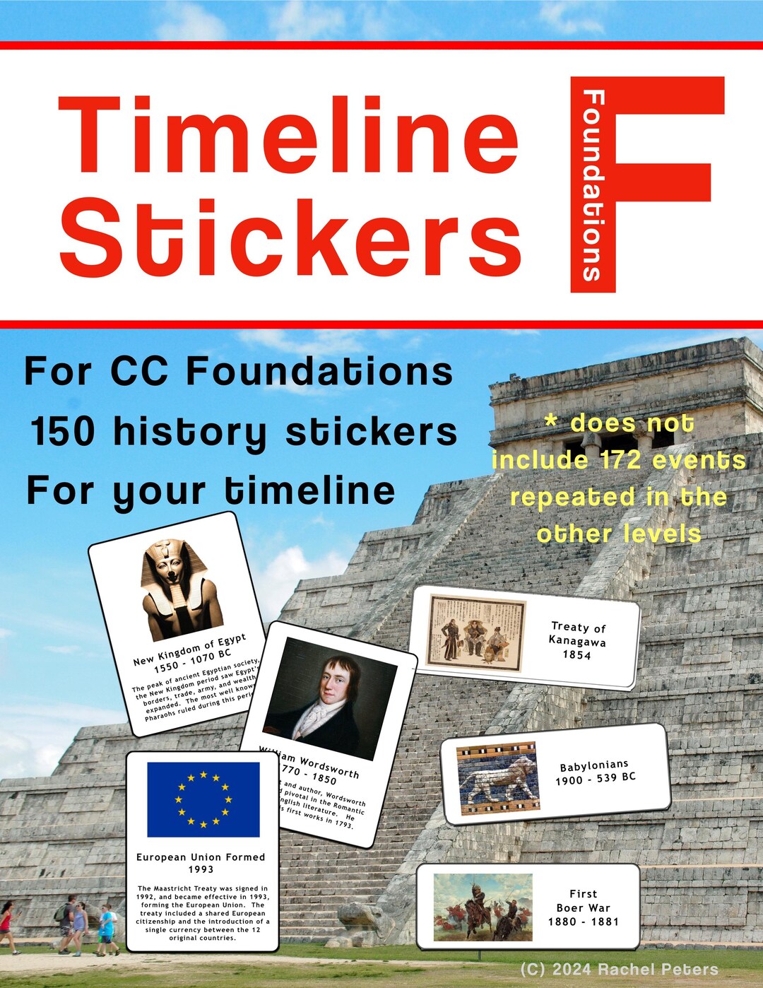 Large Timeline Stickers for CC Foundations - Etsy