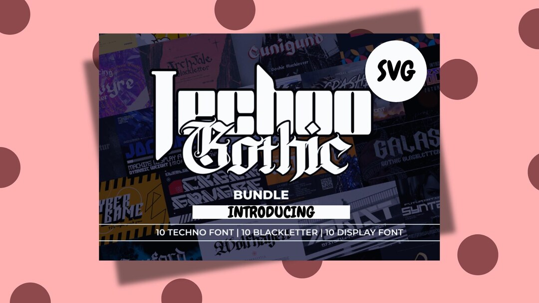 Techno Gothic Font Bundle, Wedding Font SVG Bundle, Handwritten Fonts ...