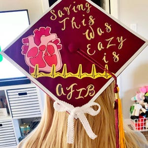 Personalized Graduation Cap Topper, Graduation Gift, Grad Cap Topper ...