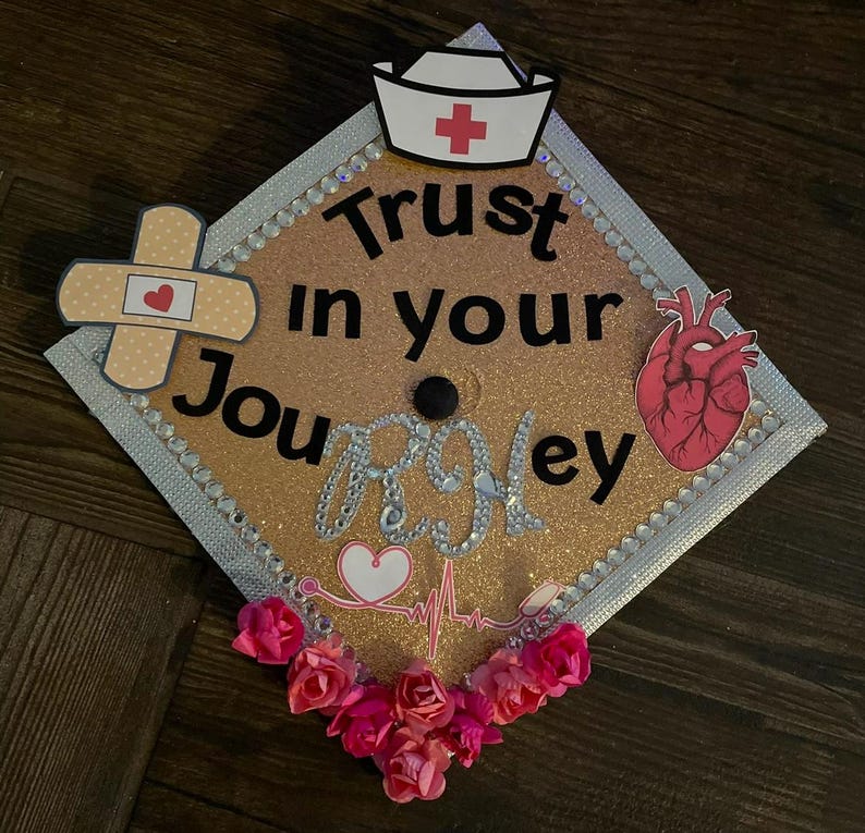 Personalized Graduation Cap Topper, Graduation Gift, Grad Cap Topper ...