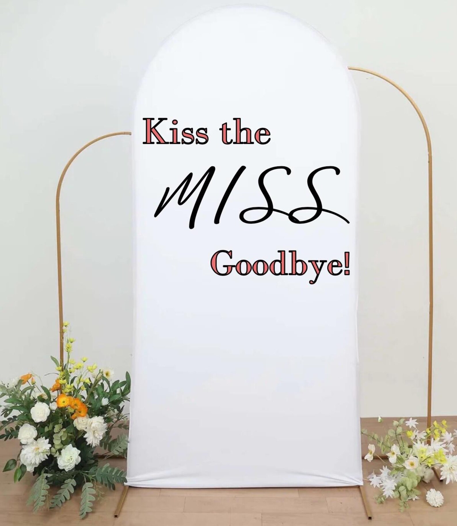 Custom Backdrop Decal - Wedding Decal - Birthday Party Decal - Bridal ...