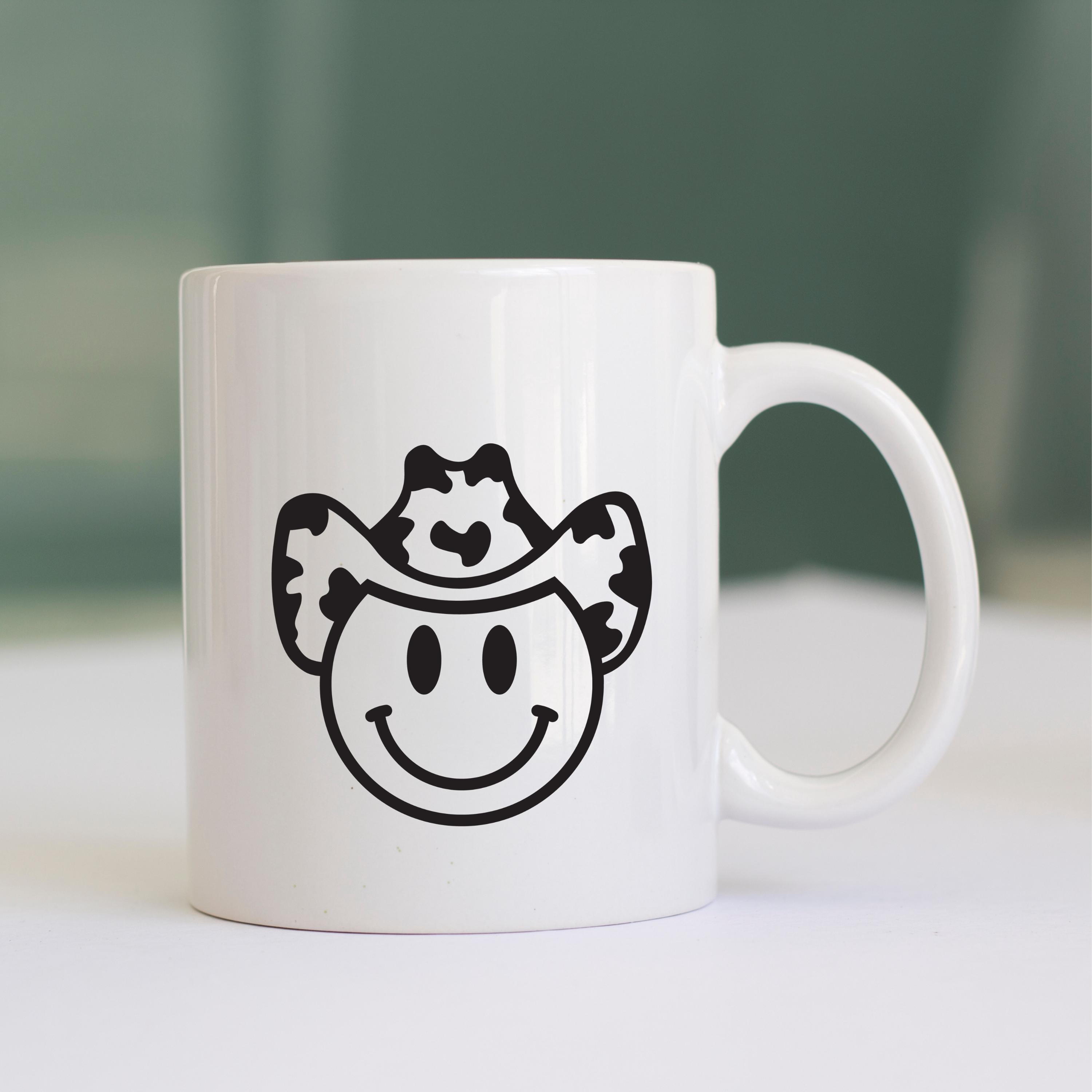 Cow Print Smiley Face Svg, Cow Print Smiley Face Png, Smiley Face Svg ...
