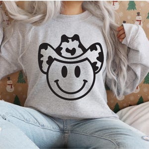 Cow Print Smiley Face Svg, Cow Print Smiley Face Png, Smiley Face Svg ...