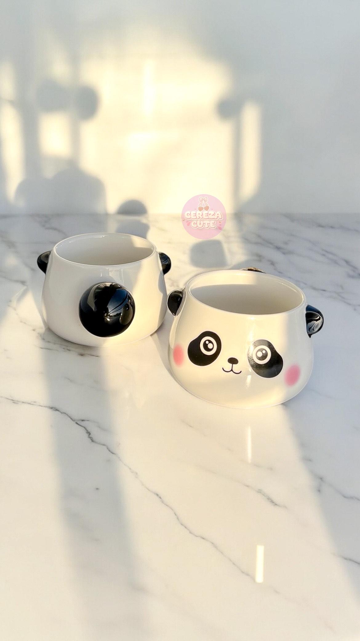 Animal Ceramic Mug, Coffee Cups, Coffee Lovers, Home, Bear, Panda Bear ...