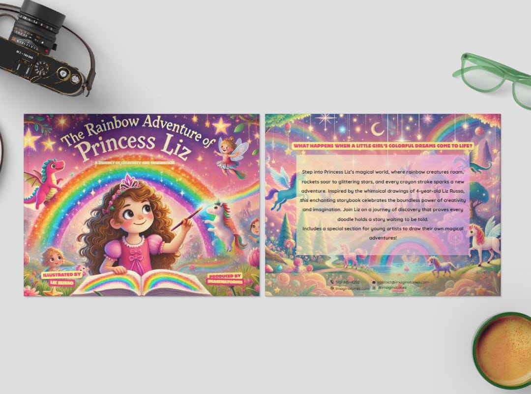 Personalized Kids Storybook From Drawings | Custom Adventure Book | Pdf ...