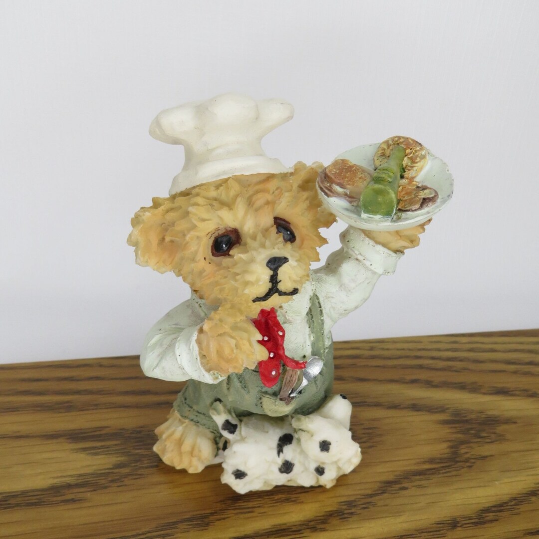 Vintage Chef Waiter Bear Figurine Restaurant Theme - Etsy