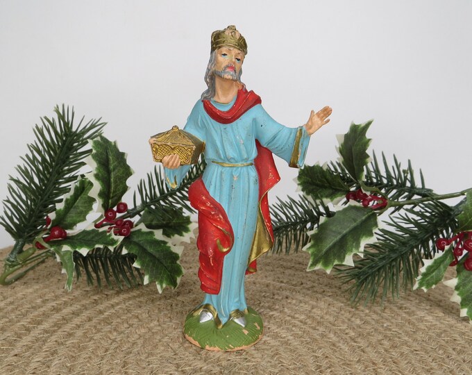 Vintage Fontanini Nativity King Figure Wisemen Spider Mark 4 Italy - Etsy