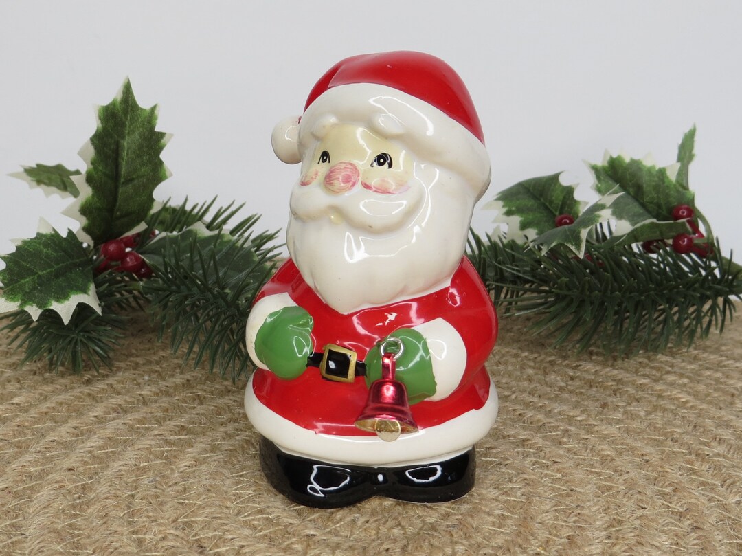 Vintage Santa Claus Figurine by Enesco Christmas Holiday Decor - Etsy
