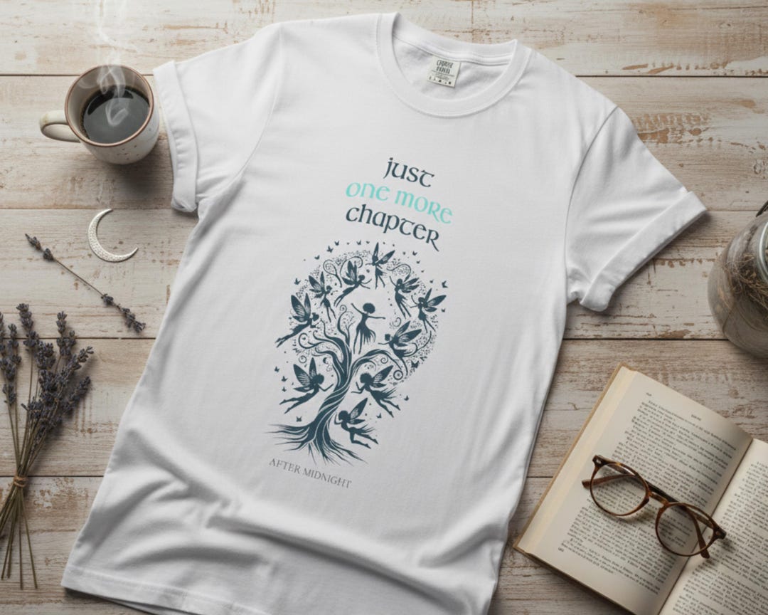 Dark Fantasy Shirt, One More Chapter, Fantasy Reader Shirt, Fantasy ...