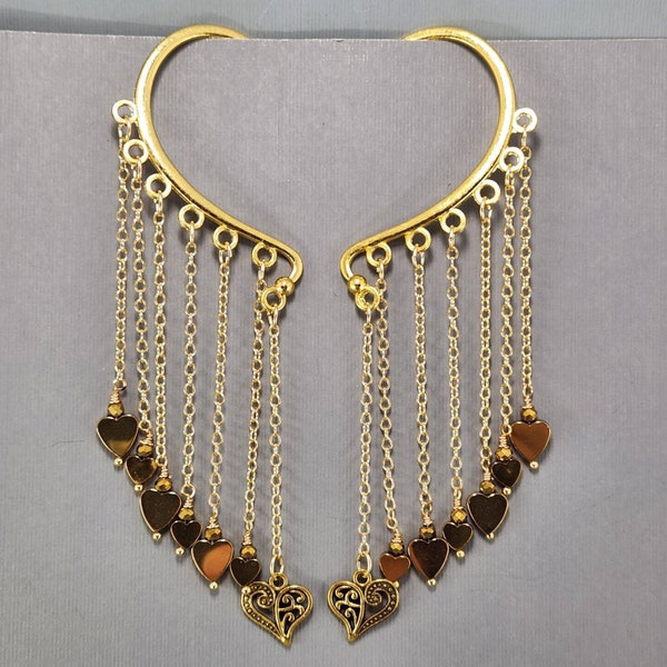 Heart Ear Cuff - Etsy