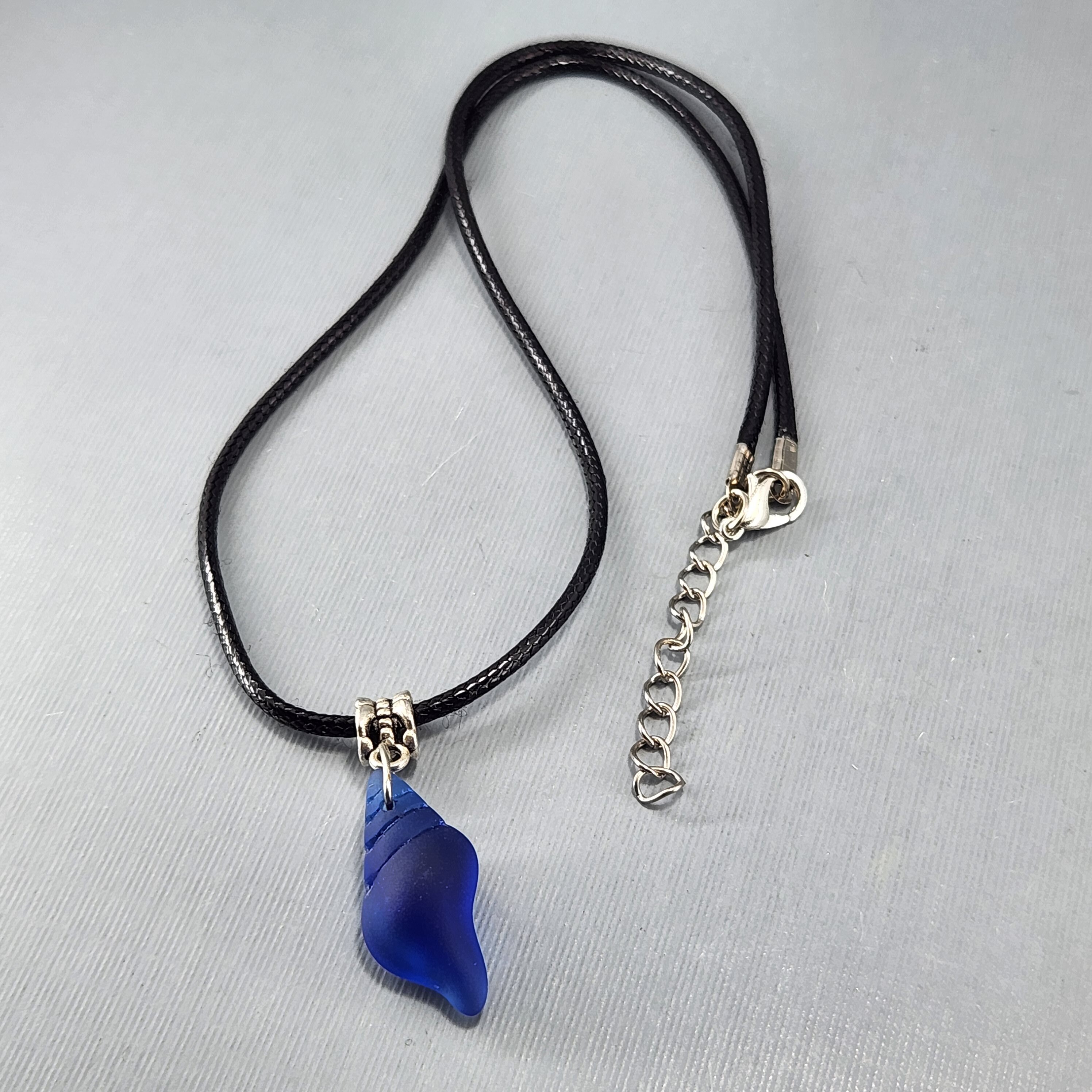 Conch Shell Necklace Beach Glass Shell Necklace Carved Shell Necklace ...