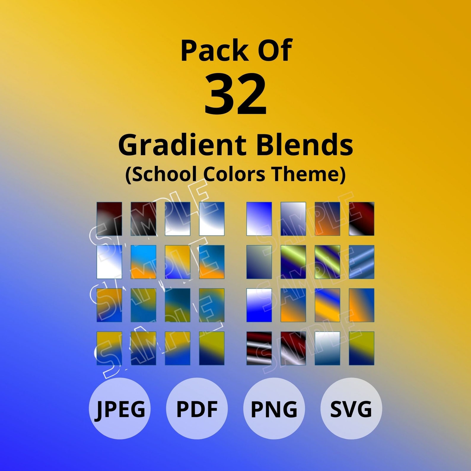 Wallpaper Gradient Background Pack 32 Blends plus Extras, Color ...