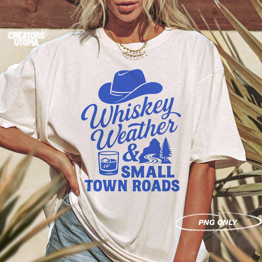 Whiskey Weather & Small Town Roads PNG | Rustic Country Aesthetic PNG ...