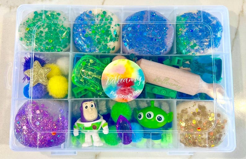 Toy Story Buzz Lightyear Sensory Play Dough Kit: Organic, Non-toxic ...