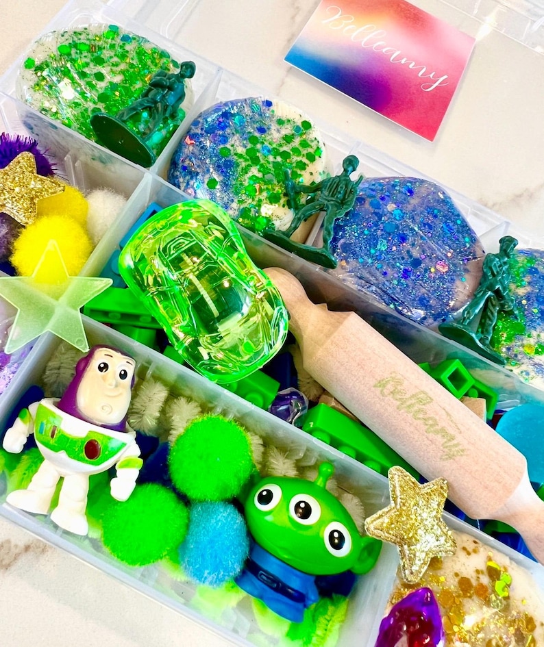 Toy Story Buzz Lightyear Sensory Play Dough Kit: Organic, Non-toxic ...