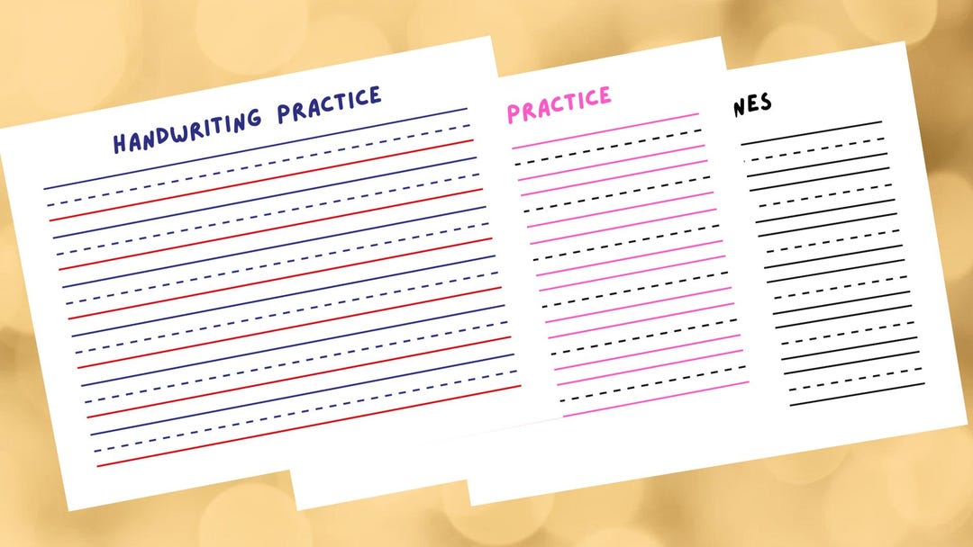 Printable Line Practice Worksheets for Kids | Handwriting Tracing ...