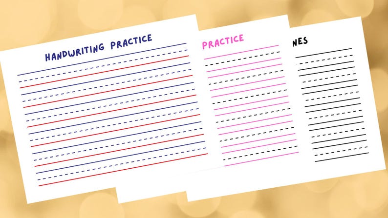 Printable Line Practice Worksheets for Kids | Handwriting Tracing ...