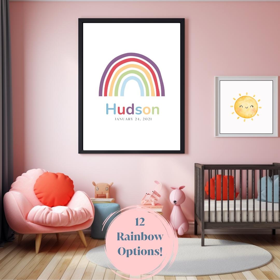 Custom Name Print / Personalized Name Initial Poster / Printable Name ...