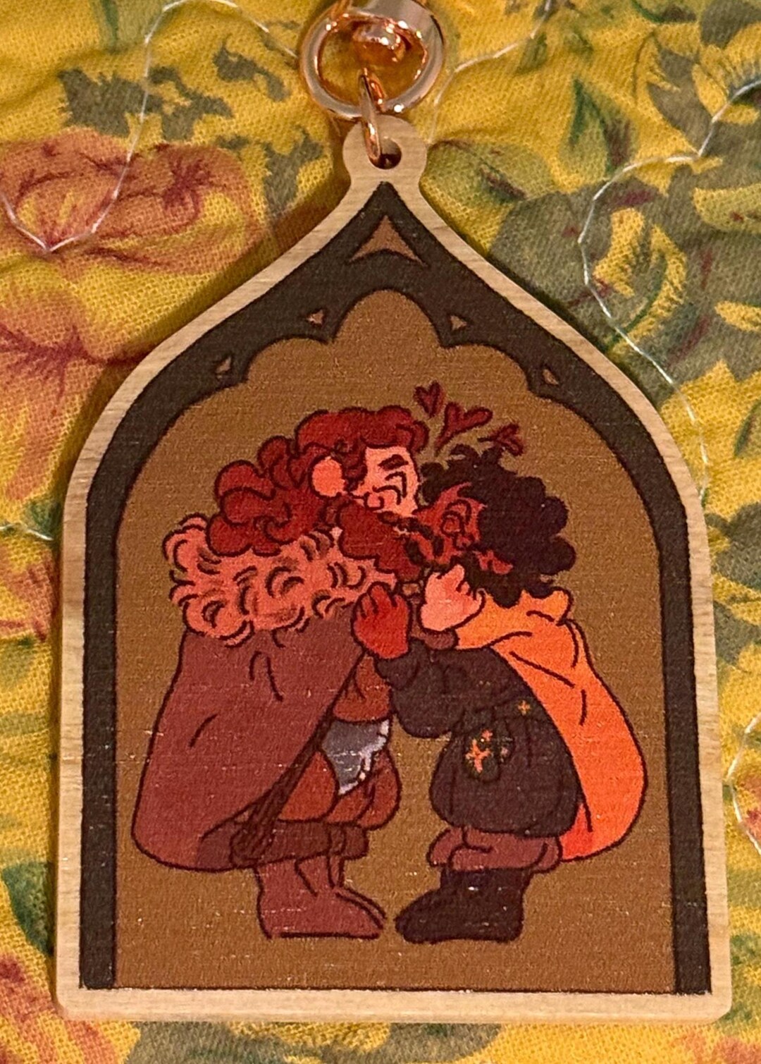 Sir Gawain and the Green Knight Wooden Charm - Etsy