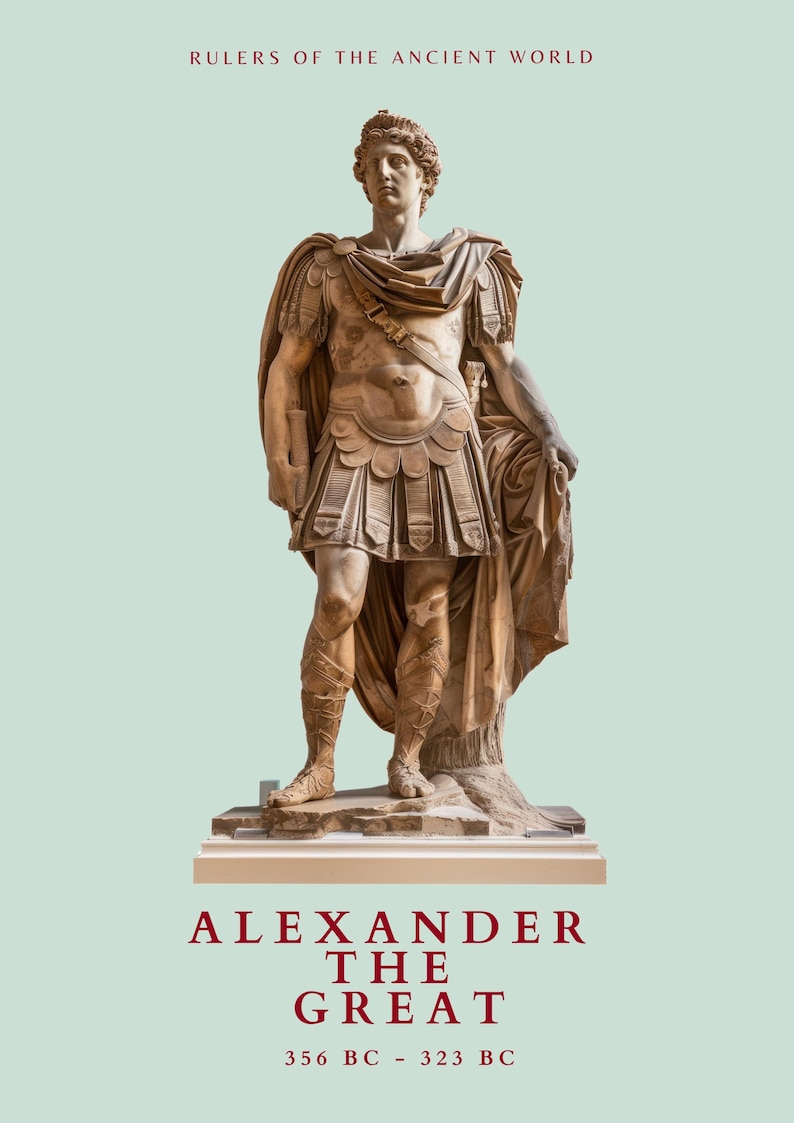 Rulers of the Ancient World Posters | Julius Caesar, Genghis Khan ...