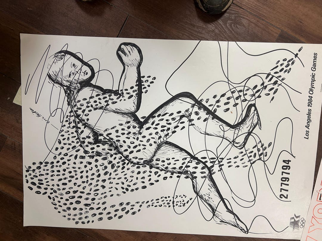 1984 Olympics Borosky Poster Eric Heiden - Etsy