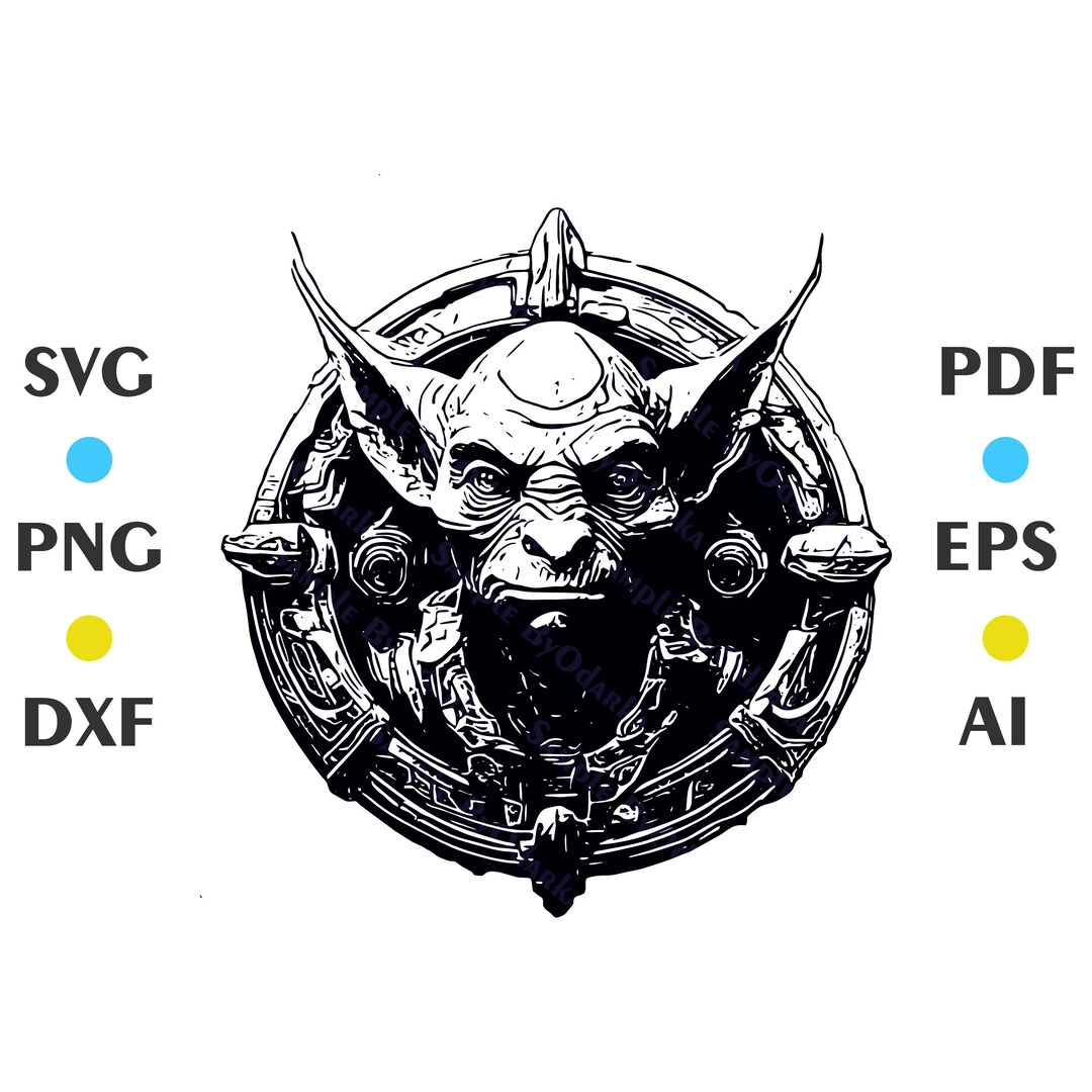 Dark Goblin Emblem, Mystical Goblin King, Eldritch Goblin Sigil ...