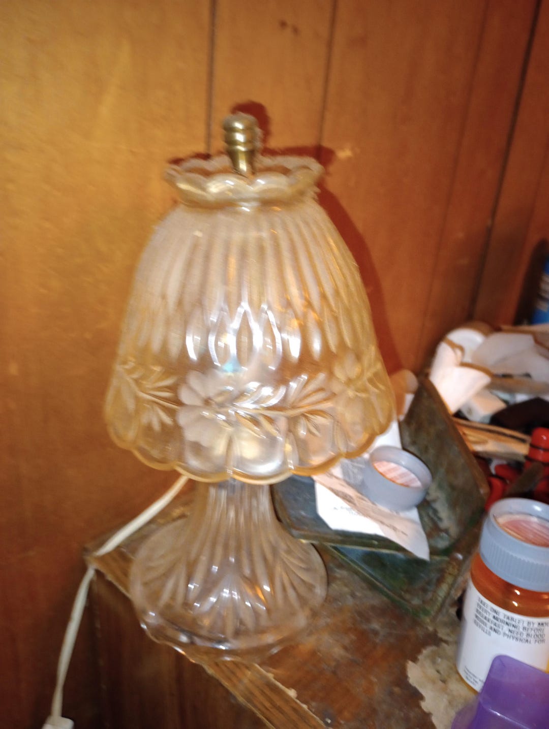 Princess House Crystal Lamps - Etsy