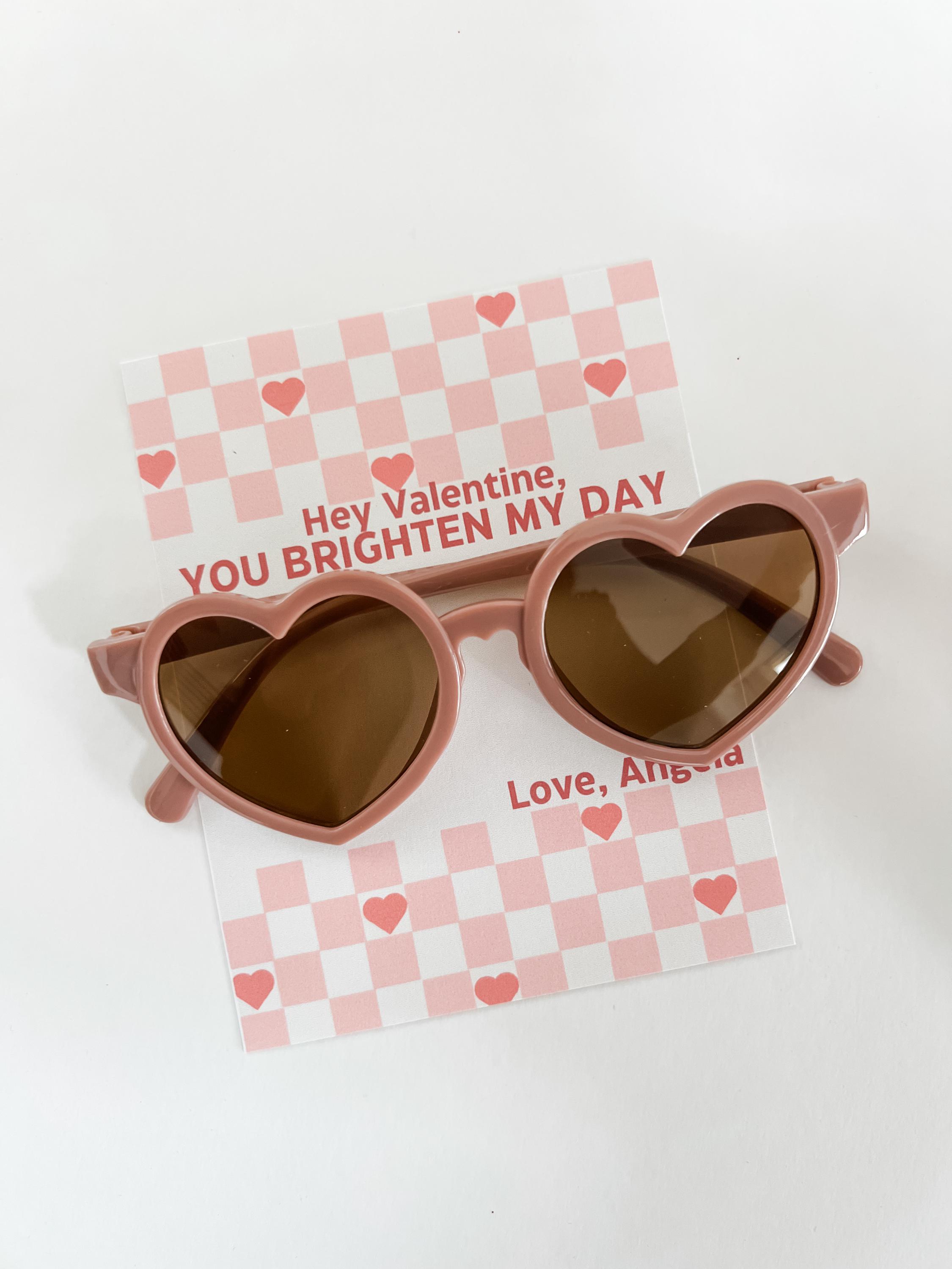 You Brighten My Day Printable Valentine Cards - Editable Canva Template ...