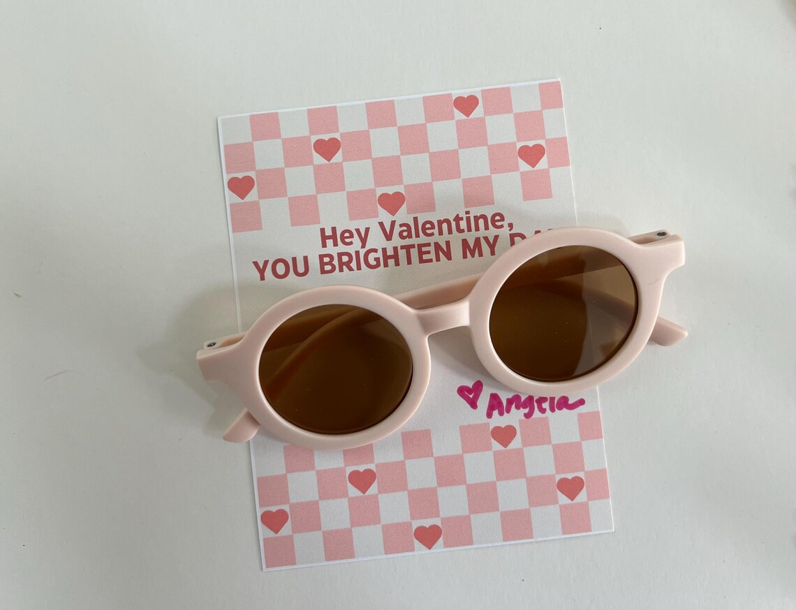 You Brighten My Day Printable Valentine Cards - Editable Canva Template ...