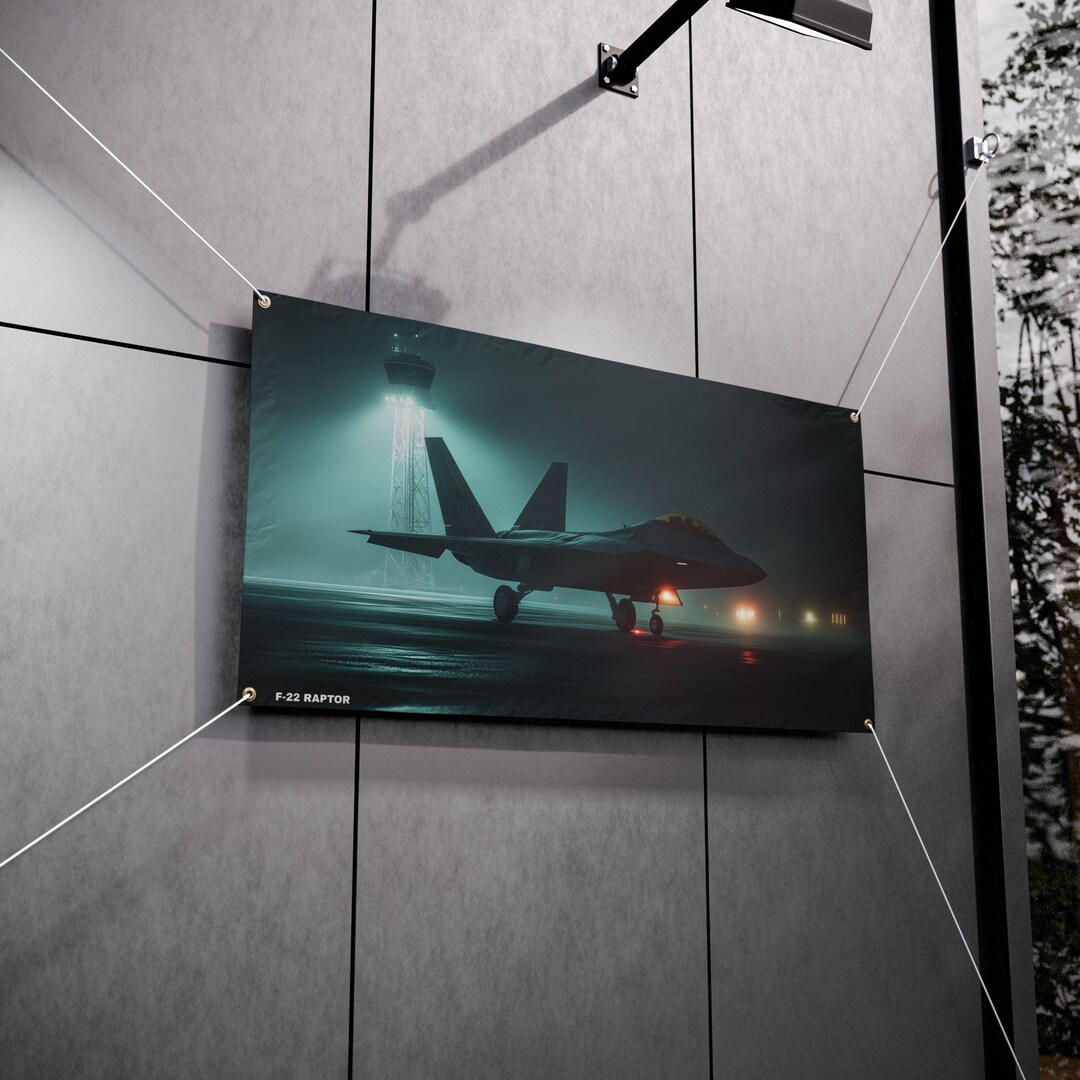 F-22 Raptor Stealth Fighter Vinyl Banner Aviation Decor Perfect Gift - Etsy
