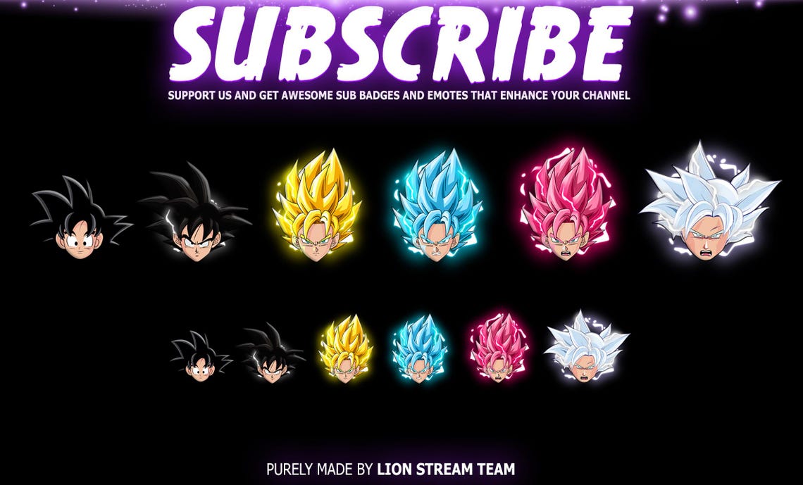 Goku Twitch Sub Badges: Vegeta Badges (digital Download) - Etsy