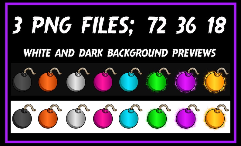 Bomb Twitch Sub Badges: Streamer Channel Badges (digital Download) - Etsy