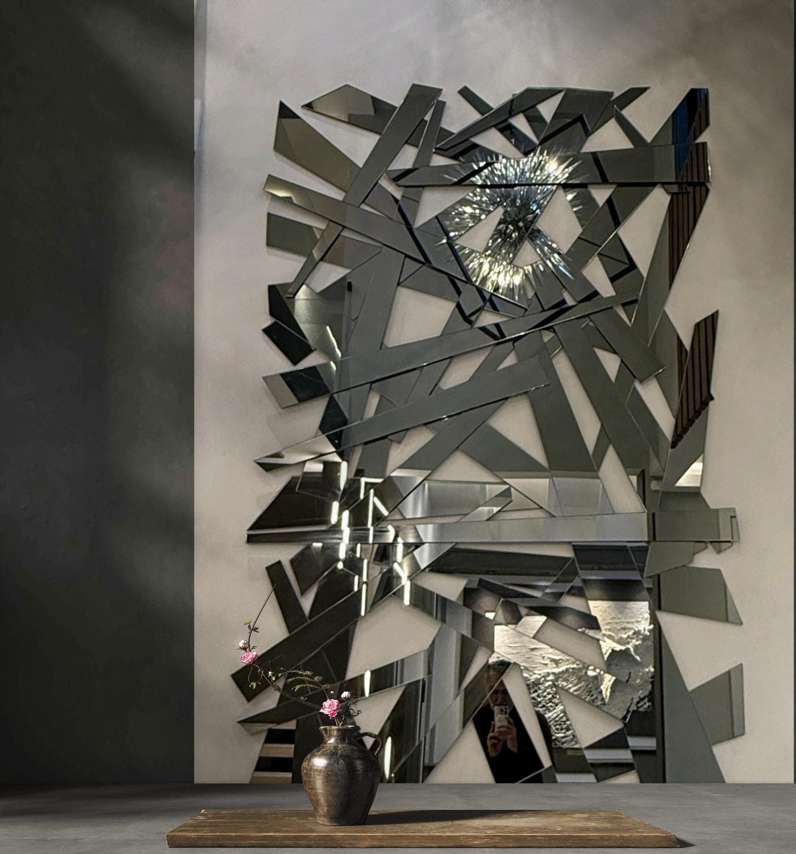 Contemporary 3D Mosaic Mirror - Etsy