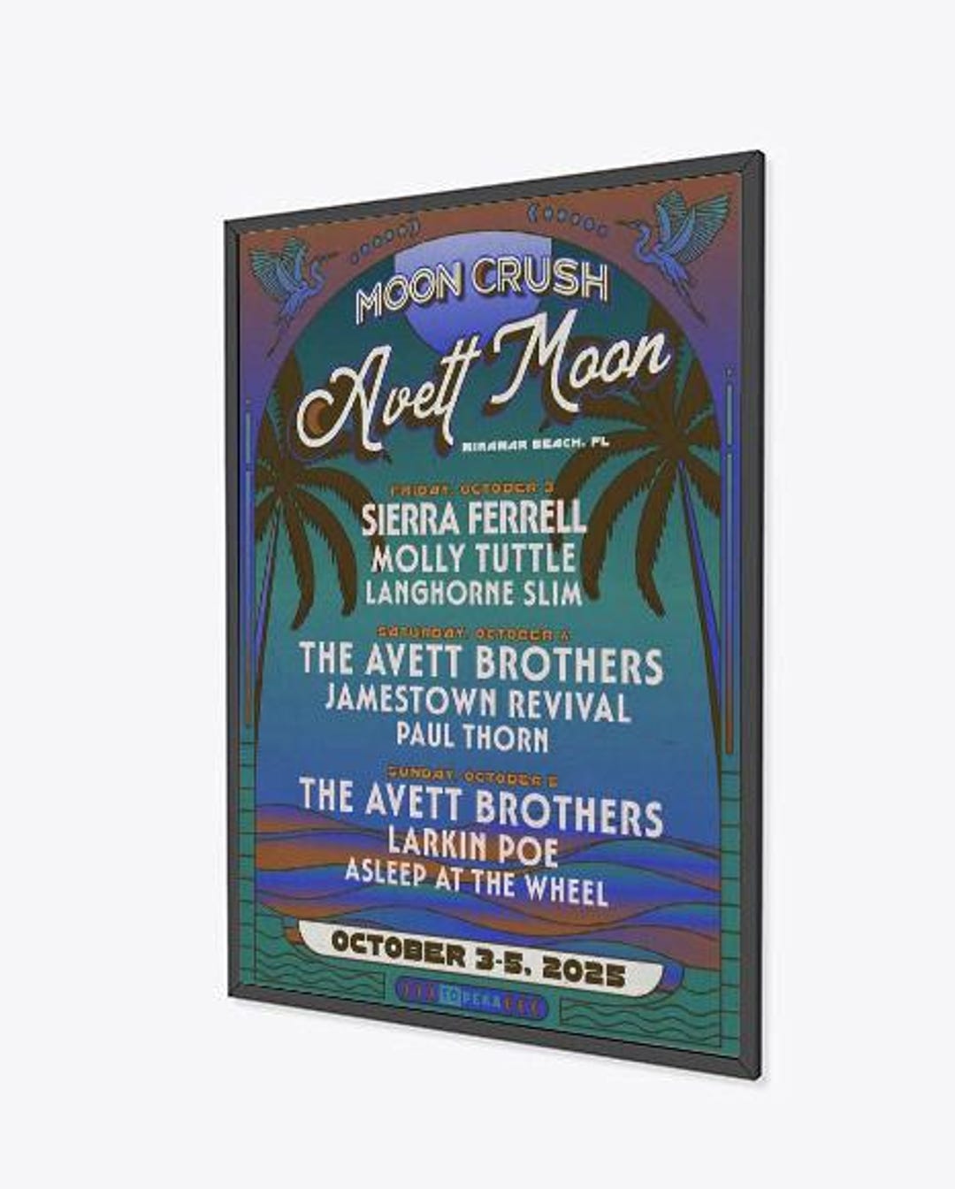 Moon Crush Oct 3-5 2025 in Miramar Beach, FL Tour Poster - Etsy