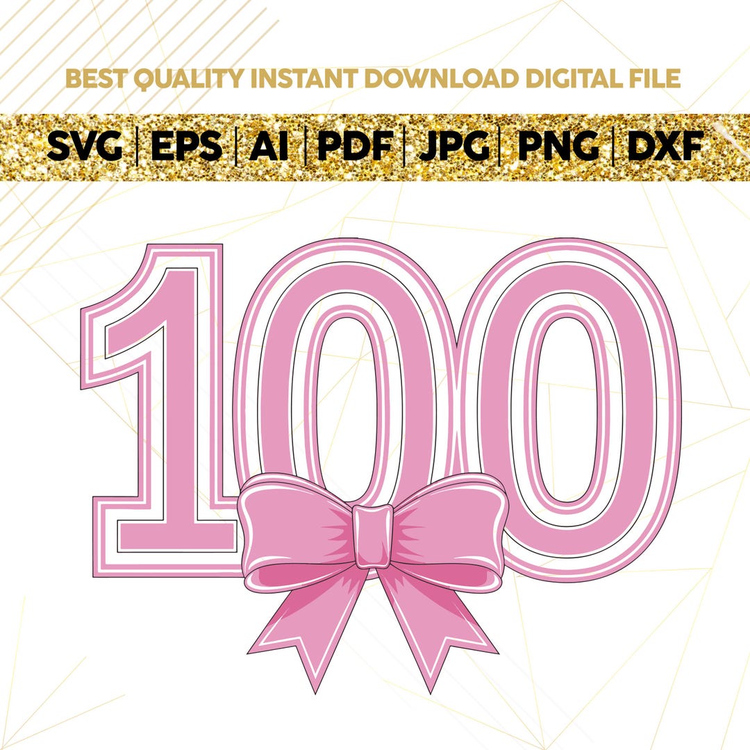 100 Days of School Coquette PNG, Teacher 100 Days Bracelet Png ...