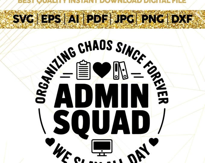 Admin Squad SVG, Admin Squad PNG, for Admin Squad, Sublimation PNG File ...