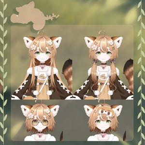 Live2d Model Red Panda [premade Vtuber Model/fully Rigged/ready to Use/vtube Studio] - Etsy ...